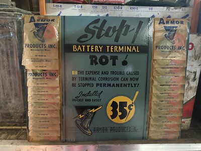 ARMOR STOP BATTERY TERMINAL ROT STORE DISPLAY | eBay