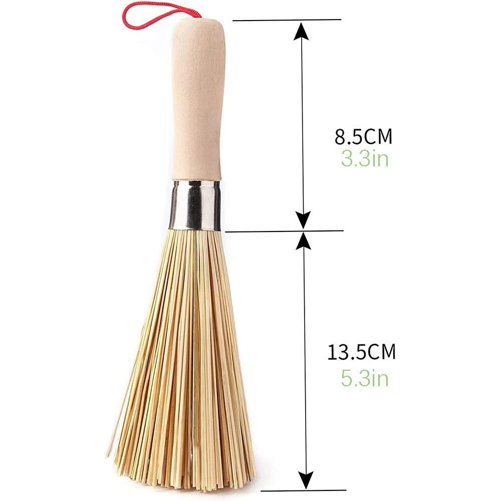 Bamboo Wok Cleaning Brush Strong Cleaner High Quality Wash Pan Easy ...