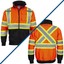 Hi-Vis Insulated Safety Bomber X Back Reflective Jacket ROAD WORK HIGH ...