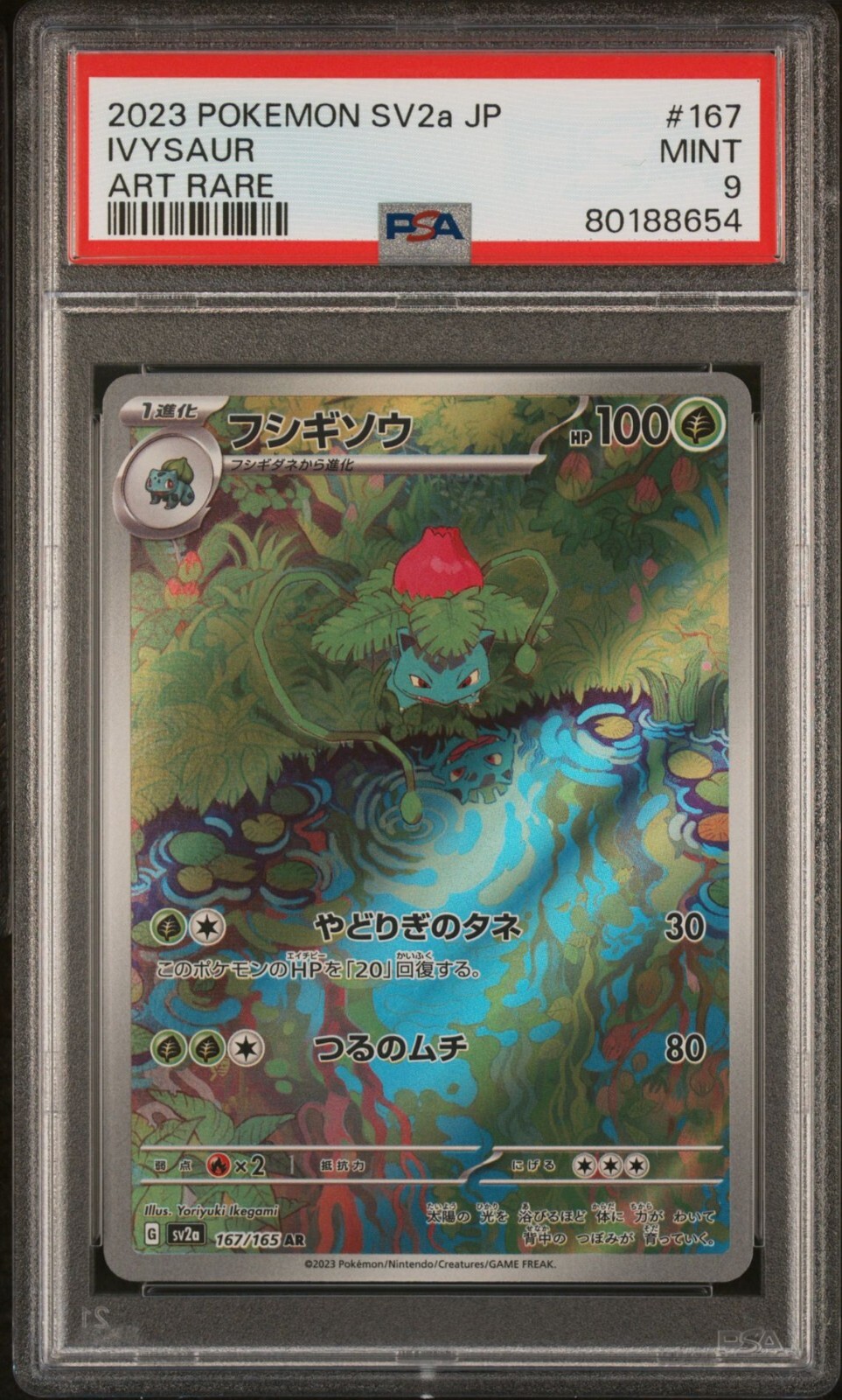 Pokémon TCG Ivysaur Scarlet & Violet - 151 167/165 Holo Illustration ...
