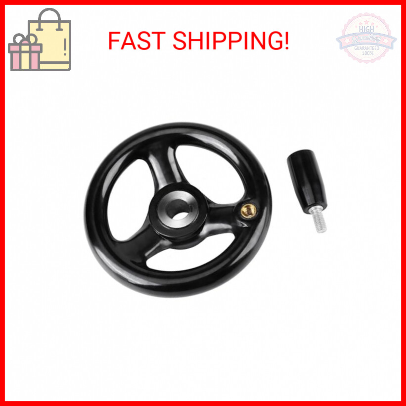 Metal Wheel 160mm Cast Iron Lathe Handwheel - Chrome Plated Rotary ...