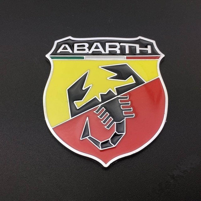 1x Car Aluminum Emblem Scorpion Sticker for ABARTH Fiat 500 695 Punto ...