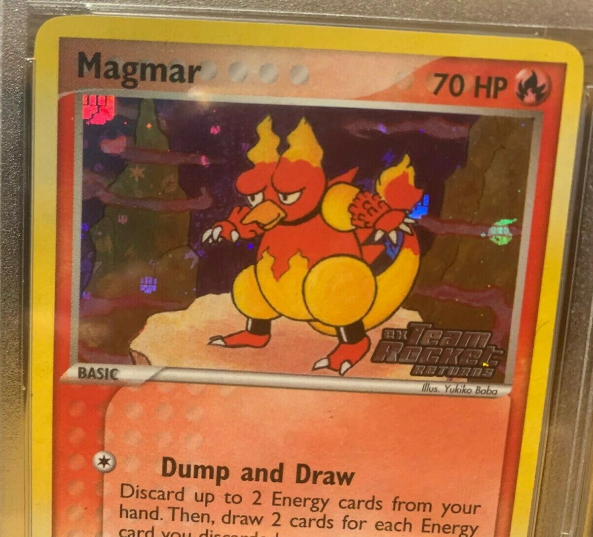 Magmar EX Team Rocket Returns Reverse Holo 44/109 PSA 9 Mint Pokemon ...