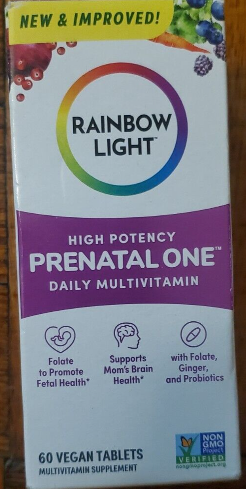 rainbow light high potency prenatal one multivitamin 60ct exp 5/25 | eBay
