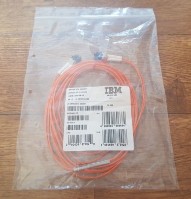 IBM 12R9914 39M5697 Fiber Optic Patch Cable Multimode SW Short Wave LC ...