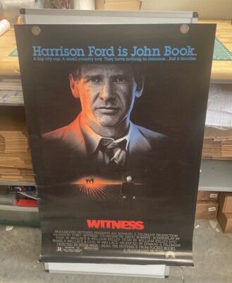 WITNESS, ORIGINAL MOVIE POSTER, 1985, 27x41 HARRISON FORD, Peter Weir ...
