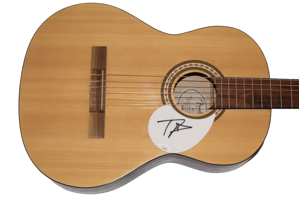 DAVE GROHL SIGNED AUTOGRAPH FULL SIZE FENDER ACOUSTIC GUITAR - FOO ...