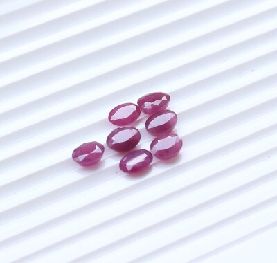 Red Ruby Gemstone Natural red Ruby Emerald Cut Ruby Faceted Ruby Cabs ...