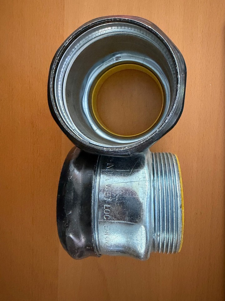 C-H 3" E.M.T Wet Loc Compression Connector w/ insulated throat- missing ...