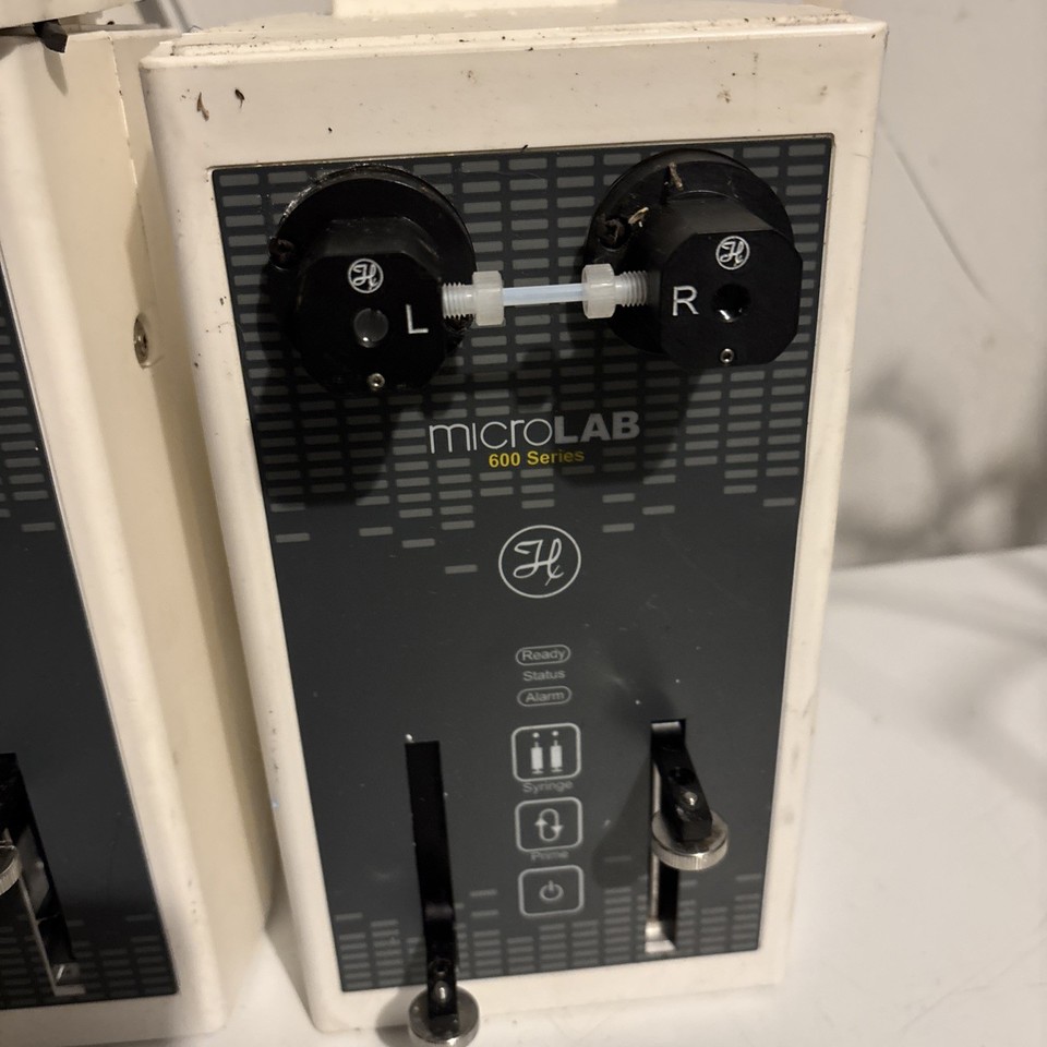 (2) Hamilton MicroLAB 600 Dual Syringe Pump Autodiluter Untested For ...