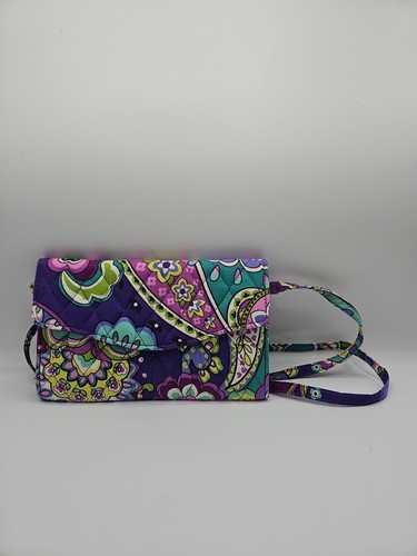 Vera Bradley Heather Crossbody Wallet With Long Strap | eBay