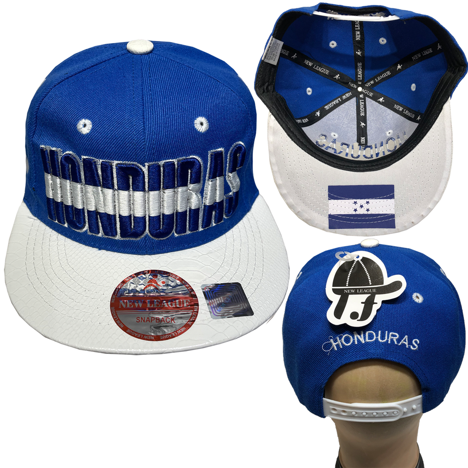HONDURAS FLAG 3D Embroidered Snapback Cap Adjustable Baseball Hats LOT ...