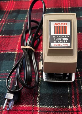 ACCO Electric Stapler Model 105 | eBay