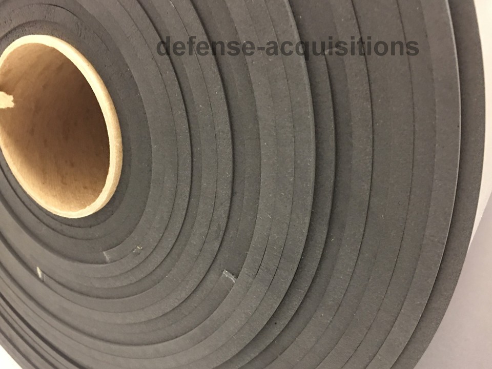 Neoprene Foam Closed Cell Sponge SBR EPDM Foam 1/4" thick x 42" x 12 ...