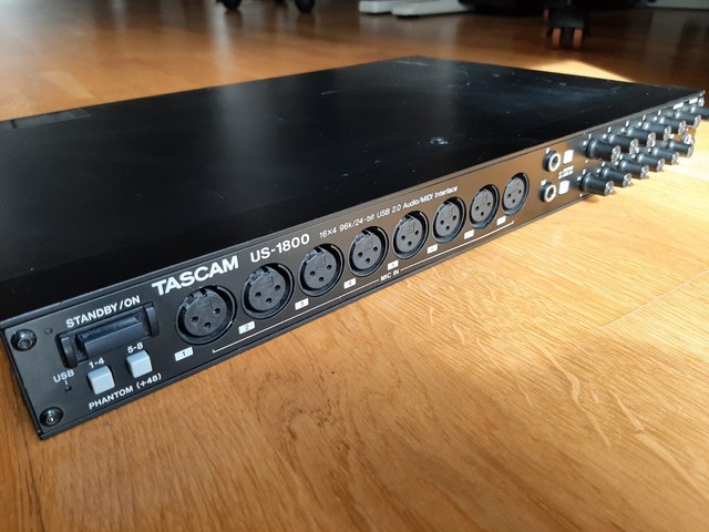 Tascam US-1800 16-In/4-Out USB 2.0 Audio Interface (TASUS1800) for sale ...