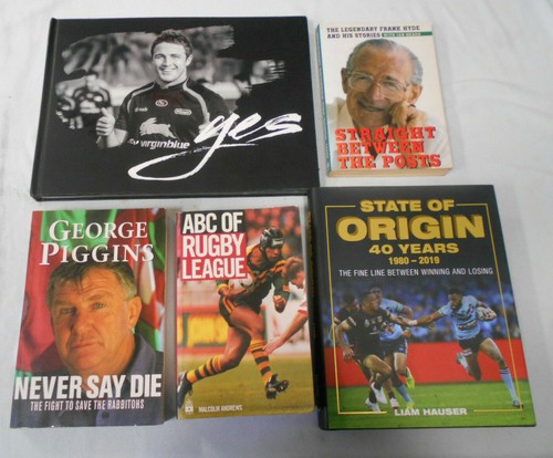 #10. LOT OF FIVE (5) RUGBY LEAGUE BOOKS | eBay Australia