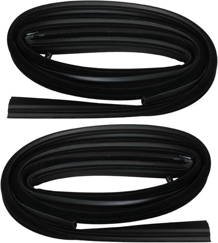 2pcs Front Door Glass Run Channel Weatherstrip Seals Pair For Chevy GMC ...