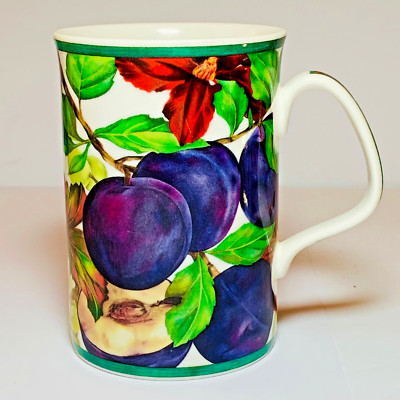 Royal Doulton Expressions Coffee/Tea Mug Fruit Tapestry Plums Ruth ...