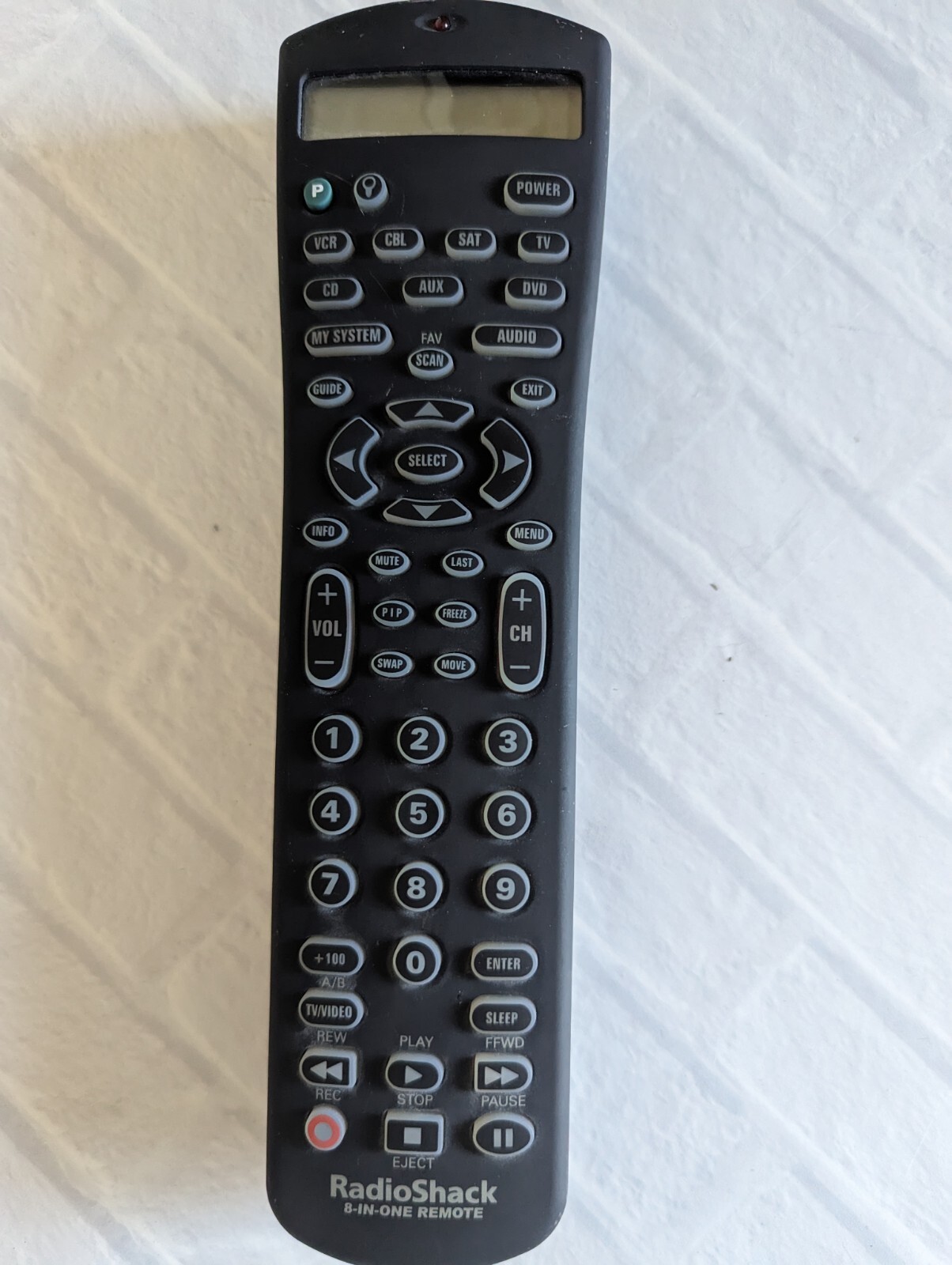 Radio Shack 15-2117 / 8 in 1 BACKLIT Universal IR RF Remote Controller ...