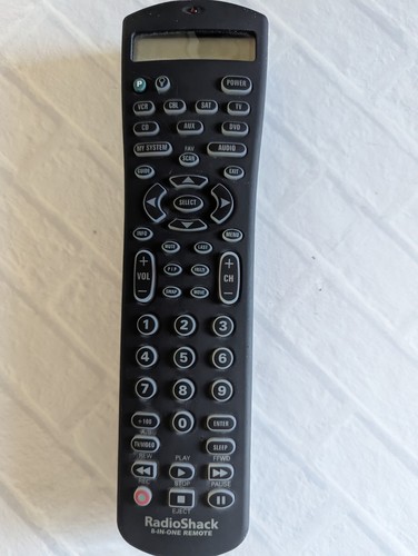 Radio Shack 15-2117 / 8 in 1 BACKLIT Universal IR RF Remote Controller ...