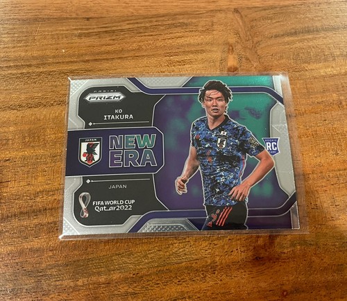 Ko Itakura 2022 Panini Prizm World Cup Qatar NRMT+ Japan New Era Rookie ...