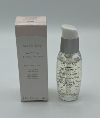 Mary Kay TimeWise Night Solution For All Skin Types 1 Fl Oz / 29 mL New ...