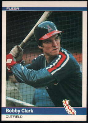 1984 Fleer #512 Bobby Clark Angels | eBay