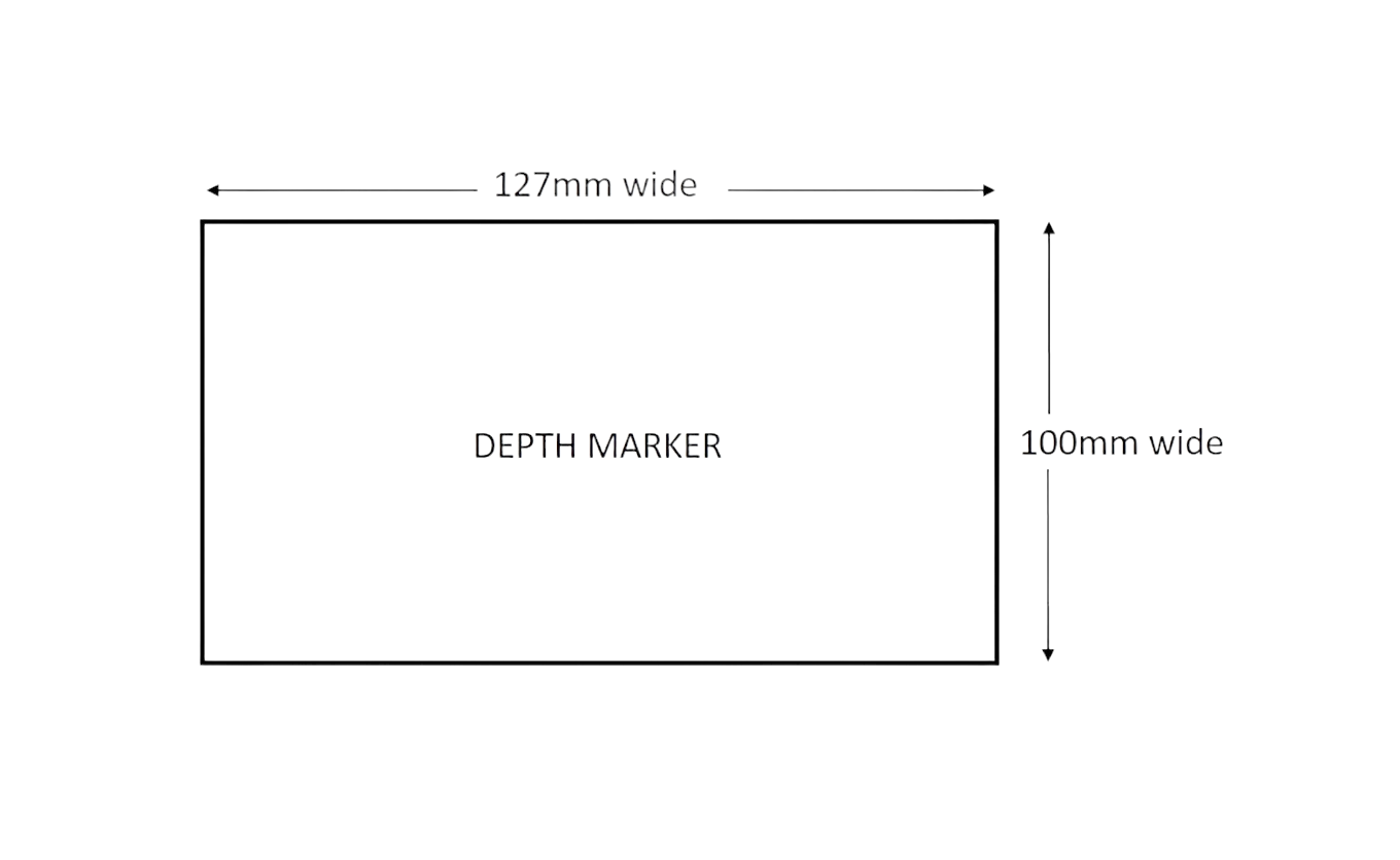 Depth Marker Swimming Pool Spa 1.2m Blue Printed Safety Sign | eBay