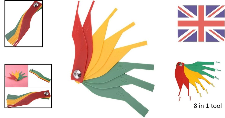 Lightweight Brake Pad Thickness Measuring Tool - Metric and SAE ...