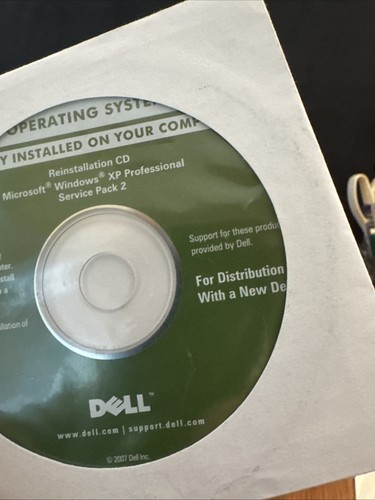Dell Windows XP Professional With Service Pack 2 Reinstallation CD SP2 ...