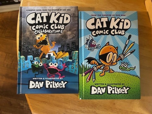 Cat Kid Lot Dav Pilkey Comic Club Collaborations | eBay