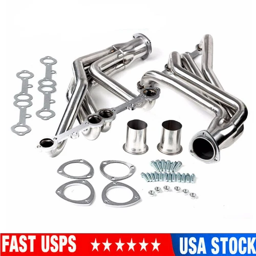 Stainless Exhaust Long Tube Headers For 1963-82 Chevy Corvette C2 C3 5 ...