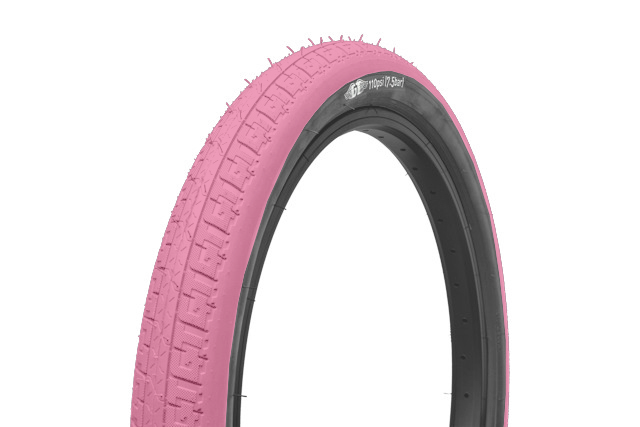 GT LP-5 20" x 2.2" BMX bicycle tire - 110 psi - PINK with BLACK ...