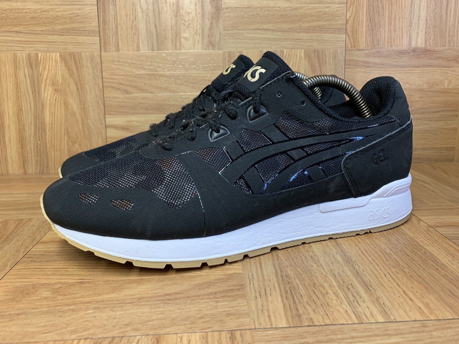 RARE🔥 Asics Gel Photo Sample Sneakers Black Brown Ca… - Gem