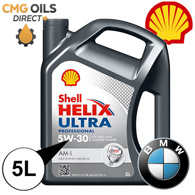 SHELL HELIX ULTRA -AM-L 5W30 - C3 - 5L - FULLY SYNTHETIC *BMW LL04 ...