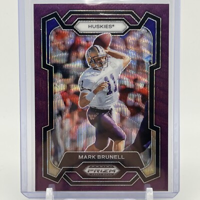 MARK BRUNELL SP Purple Wave Prizm #60 2024 Prizm Draft Picks ***Color ...