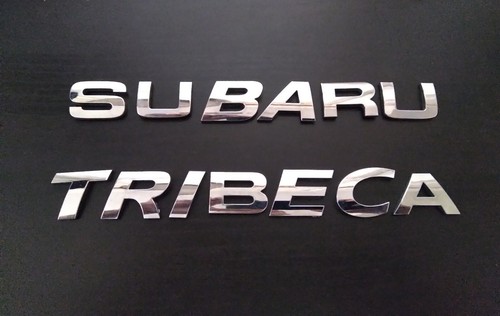 2007-2014 Subaru Tribeca Rear Tailgate Badge Logo Letters Chrome Emblem ...