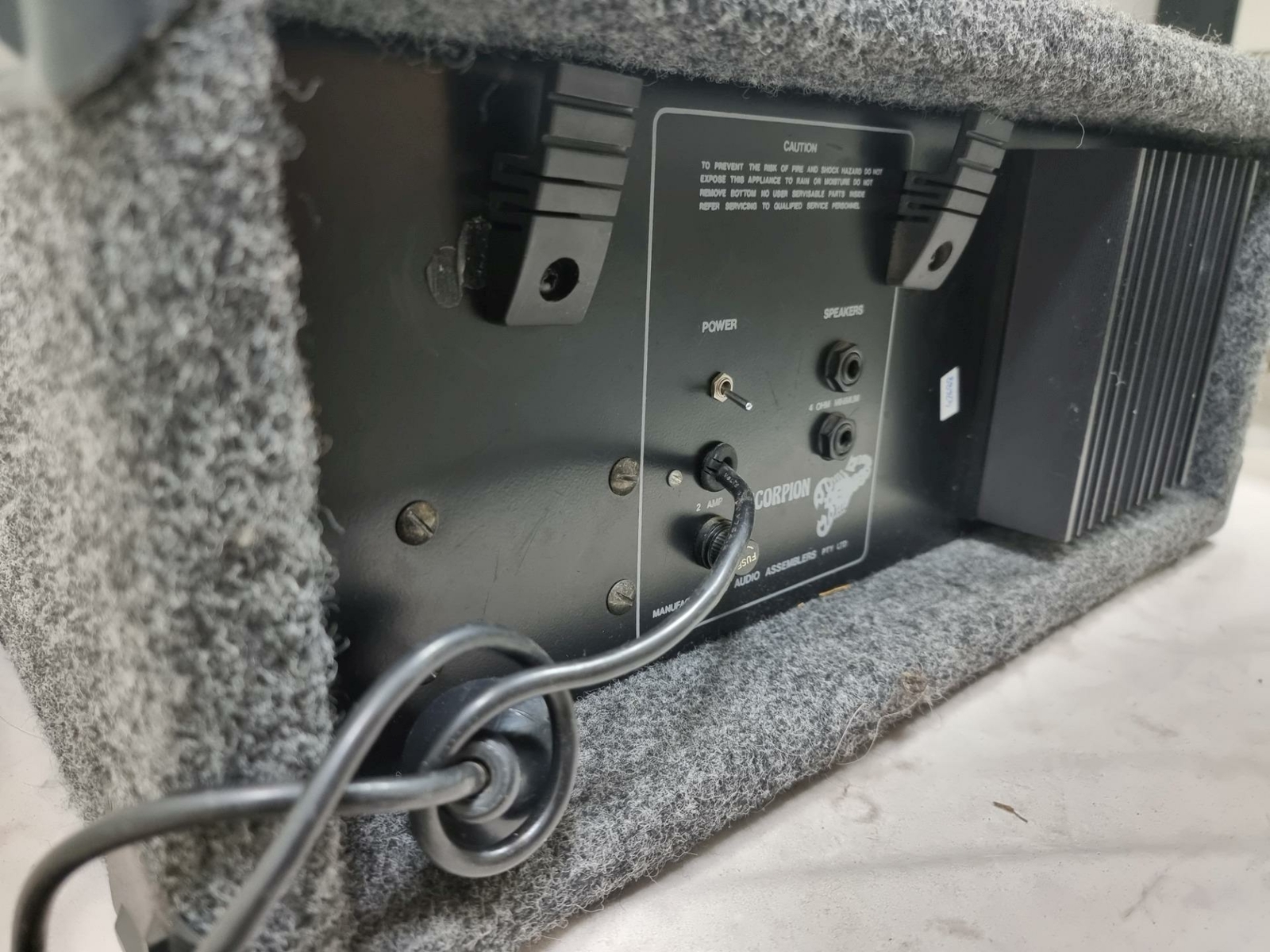 SCORPION FF9150 4 CHANNEL POWERED MIXER / LIVE AMPLIFIER BY AUDIO ...