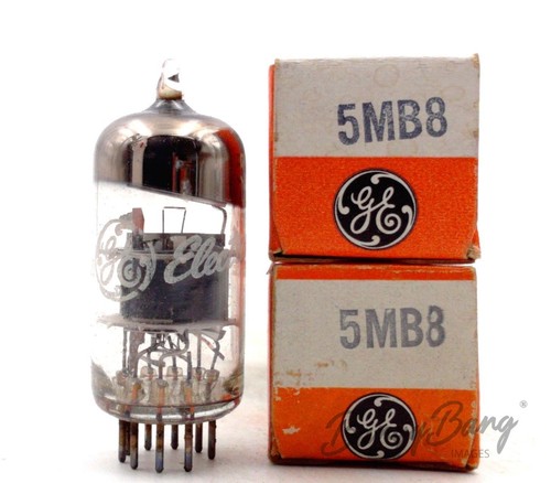 2 Vintage General Electric 5MB8 Triode Pentode Frame Grid Color TV ...