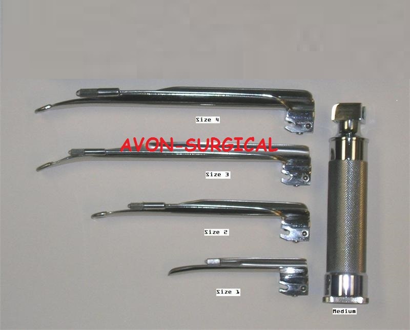 Miller Laryngoscope set Surgical Veterinary Instruments ( High Quality ...