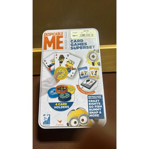 Despicable Me Playing Card Games Superset Crazy 8s Go Fish Rummy and ...
