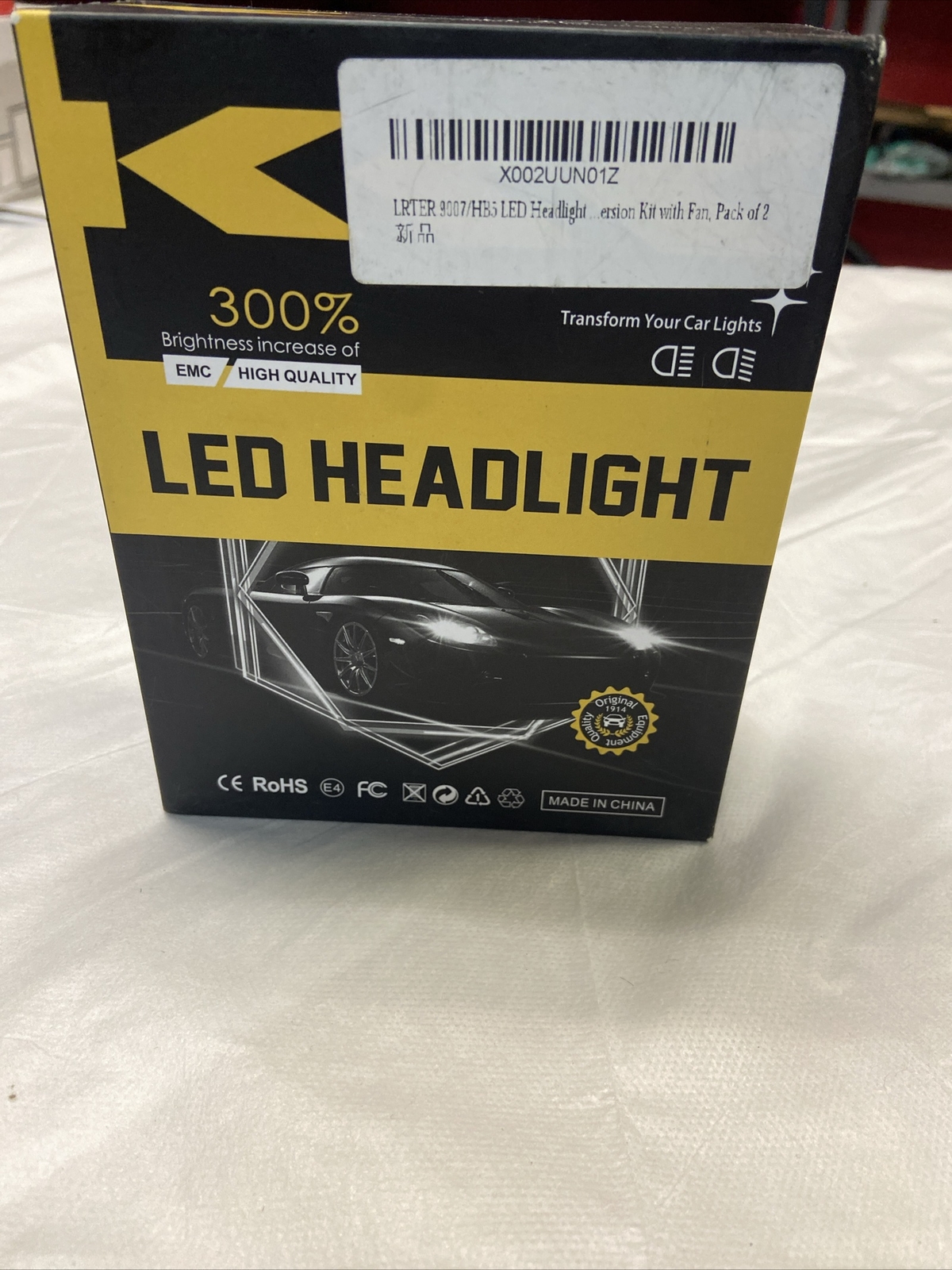 LRTER H11/H9/H8 LED Headlight Bulbs 6000K Red | eBay