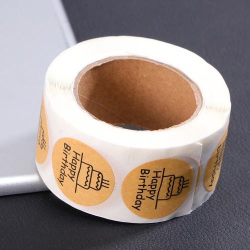1 Roll Sealing Sticker Self-adhesive DIY Sticker Baking Packing Label ...