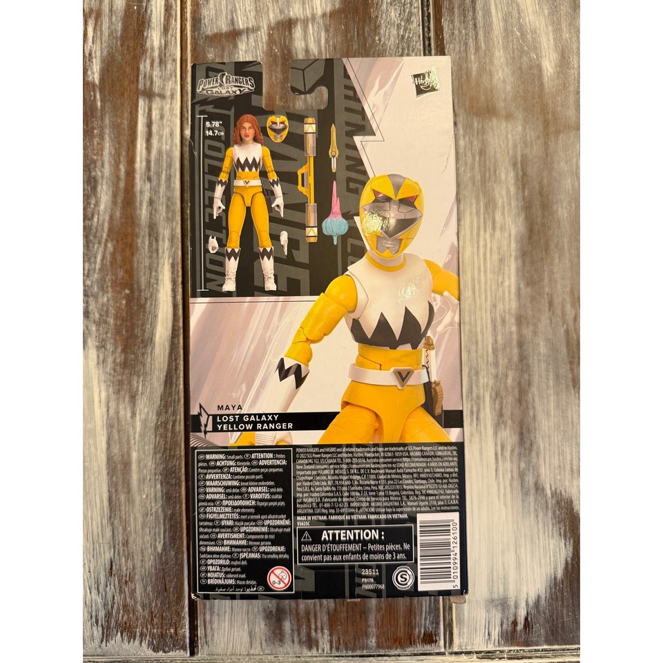 Lost Galaxy Yellow Ranger Maya Power Rangers Lightning Collection ...