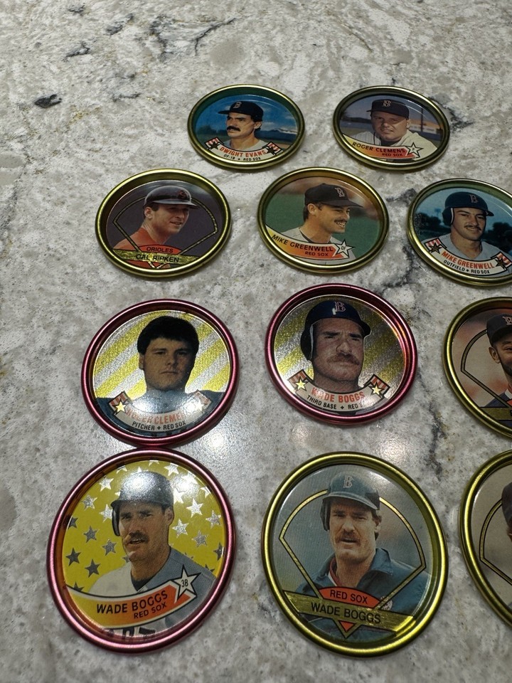 Set Of Vintage Baseball Topps Baseball Coins | eBay