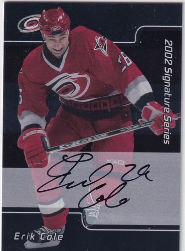 2002 In The Game First Signature Card Erik Cole Auto | eBay