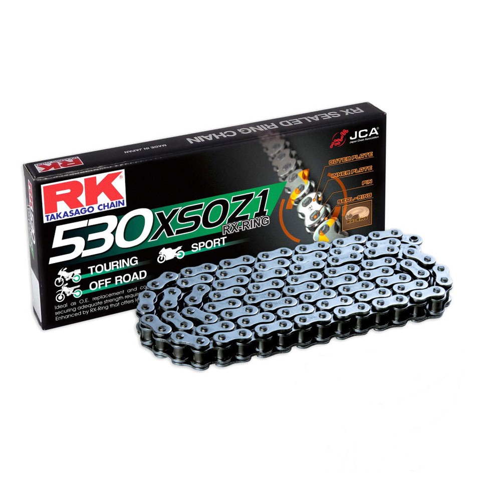 CATENA RK 530XSO PIGNONE 15 CORONA 50 STR per Suzuki 550 GSX ES 1983 ...