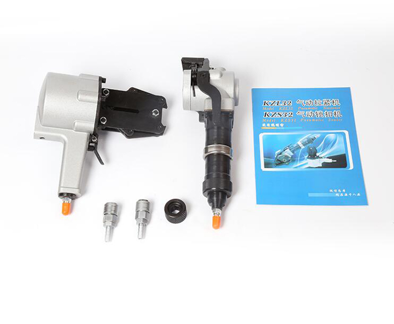 Upgrade Split Type Pneumatic Steel Strapping Machine 25mm Tensioner ...