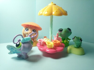 Littlest Petshop LPS #478-480 Le jardin The Garden + Accessories | eBay