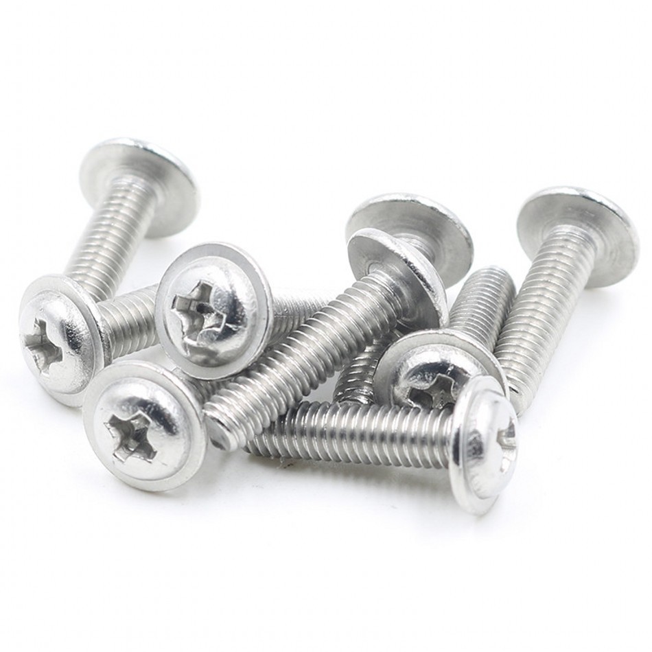 M3 M4 M5 PAN FLANGED HEAD MACHINE SCREWS PHILLIP DRIVE BOLTS A4 ...